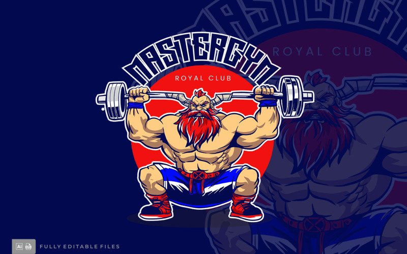 Master Gym Logo Templates #465480 - TemplateMonster