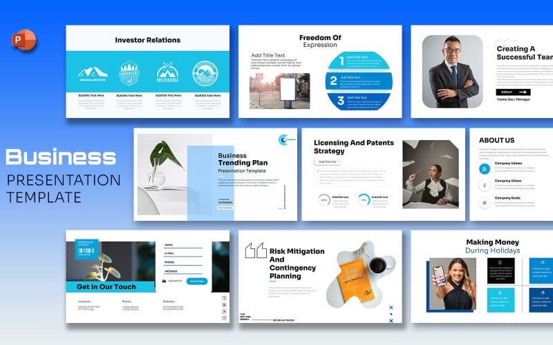 Business Manage Presentation Slides #465746 - TemplateMonster