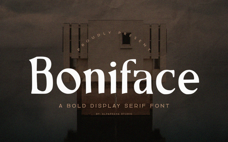 Boniface - Display Serif Font #465815 - TemplateMonster