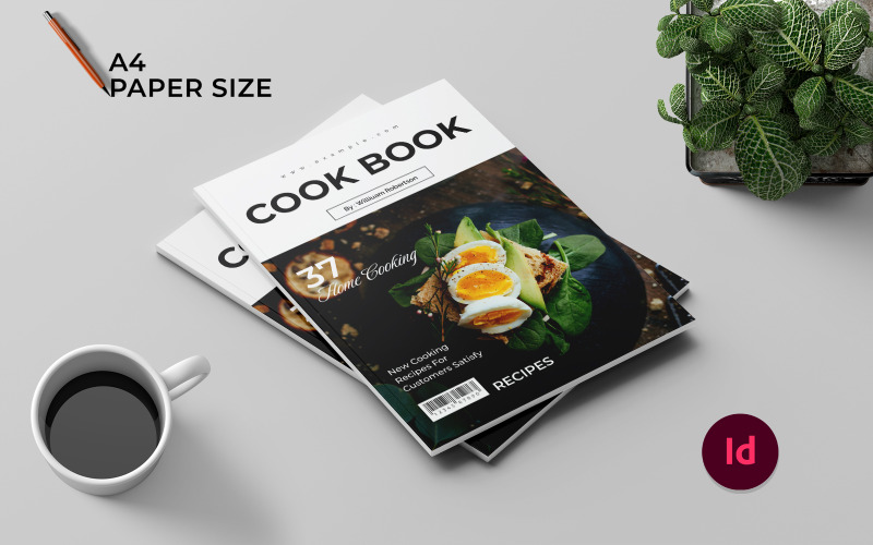Cook Book Template Layout #465873 - TemplateMonster
