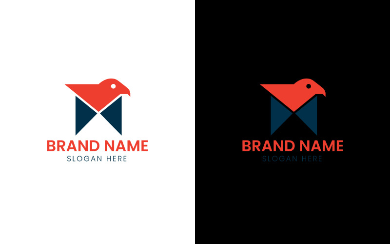 Letter M bird logo-11-495 #465822 - TemplateMonster