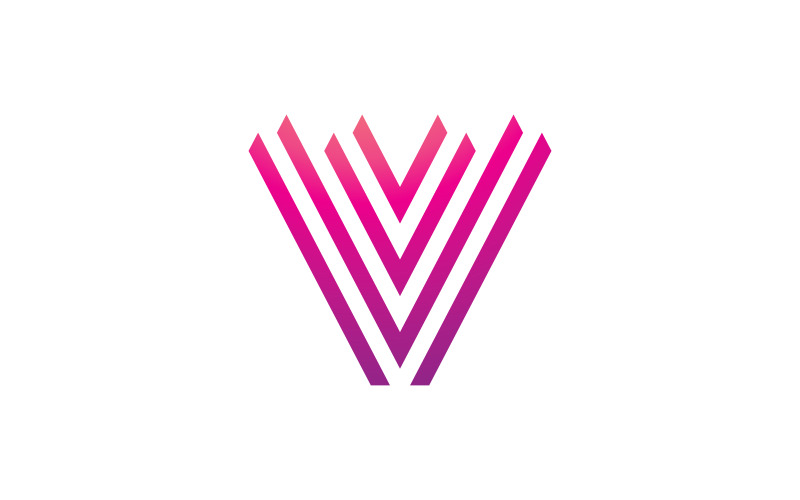 V Line Logo Design and template. Creative X icon initials Line Letters ...