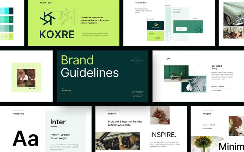 Brand Guidelines Google Slides Presentation Template