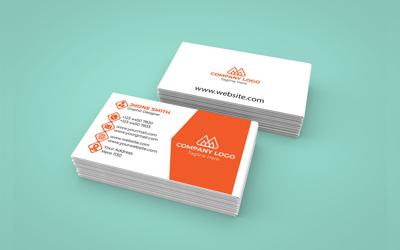 Creativity And Customizable Business Card - TemplateMonster