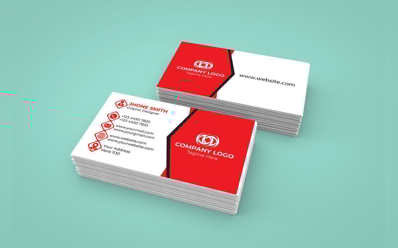 Professional Elegant Business Card - Simple Design