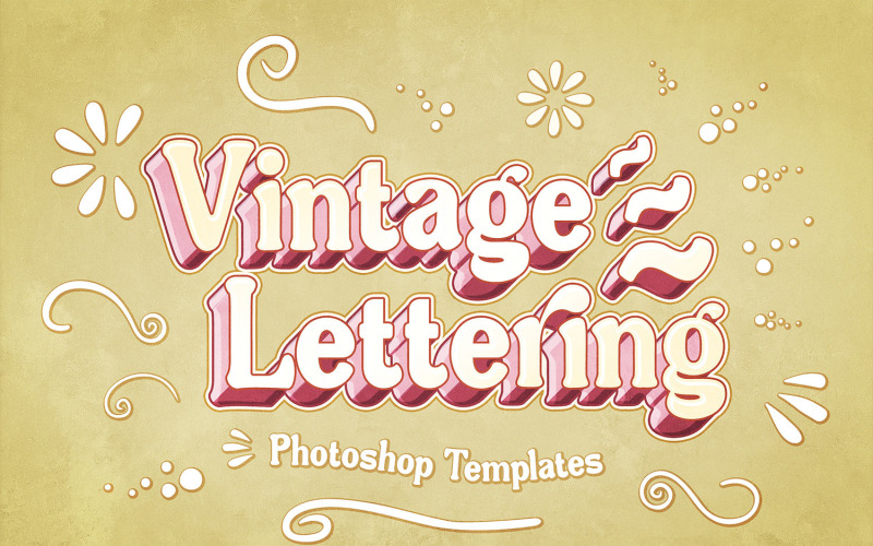 Elegant Retro Text Effects #469570 - TemplateMonster