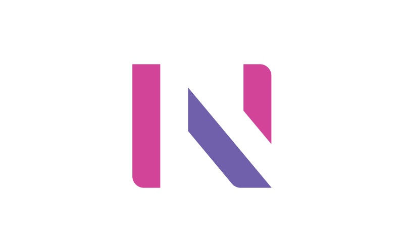 N Logo Design and template. Creative N leaf icon initials based Letters in vector.12