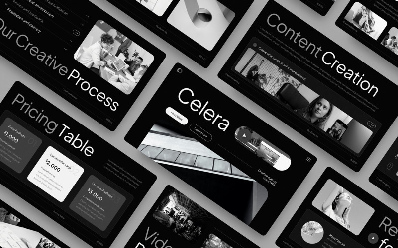 Celera - Creative Agency Google Slide Template