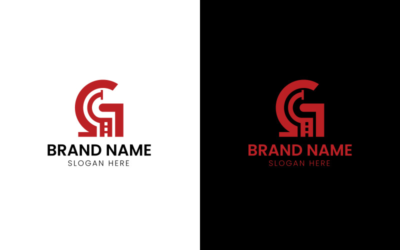 Letter G building logo-12-562 #470130 - TemplateMonster
