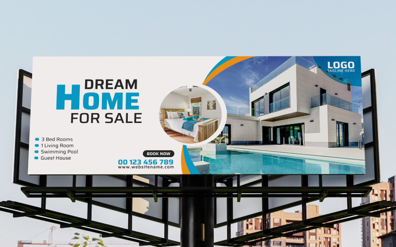 Modelo de banner para vender uma casa para Bill Borad