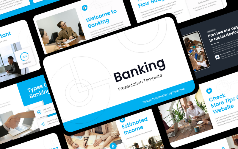 Banking - Finance Presentation #472029 - TemplateMonster