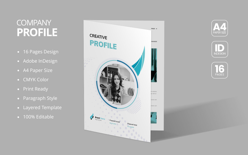 Company Profile Template (InDesign) - TemplateMonster