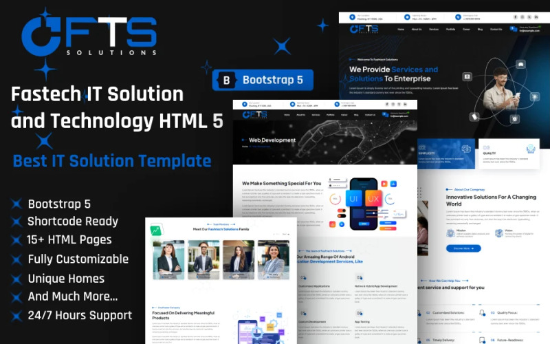 Fashtech Solutions Multipurpose HTML Template