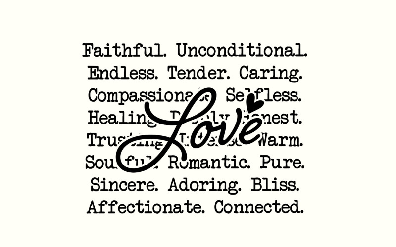 Love Words png png, Romantic Valentines Day png, Love Definition ...
