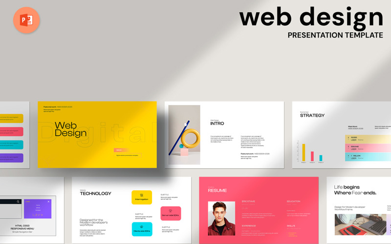 Web Design Presentation Template #473438 - TemplateMonster