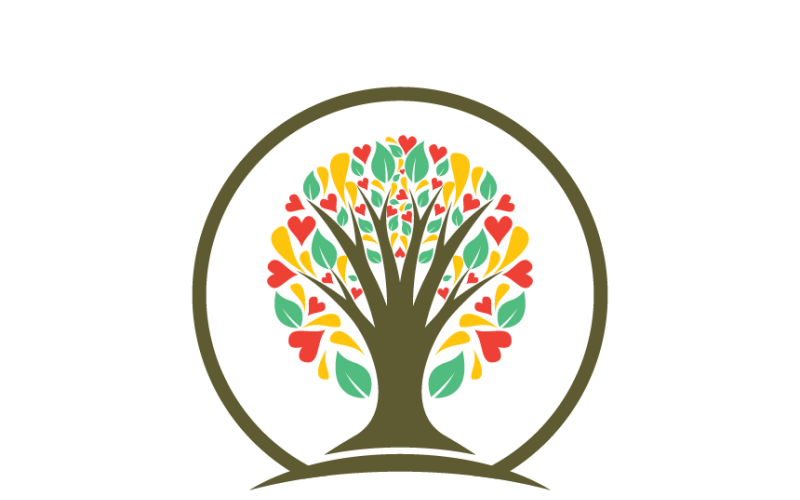 Tree Logo Graphic Template Design #473766 - TemplateMonster