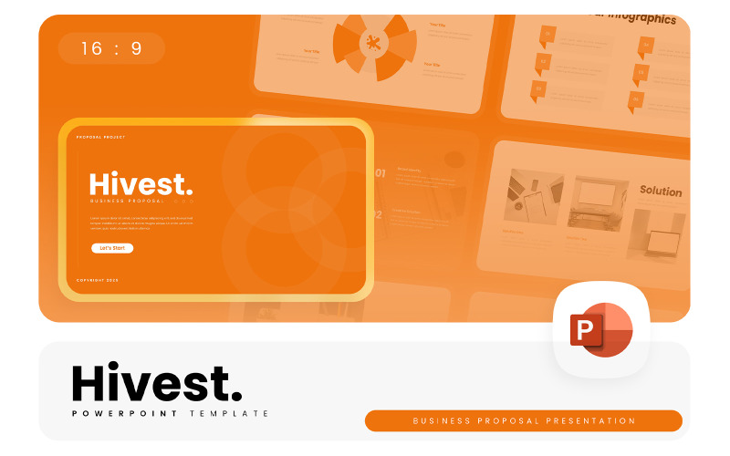 Hivest – PowerPoint Template #474114 - TemplateMonster