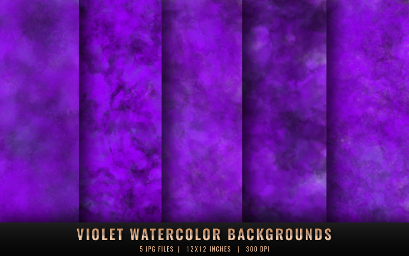 Violet Watercolor Backgrounds #474184 - TemplateMonster
