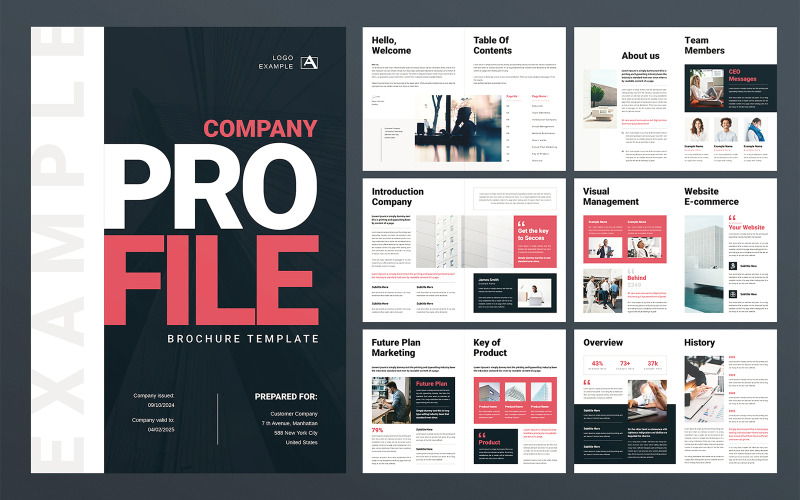Company Profile Template InDesign #474287 - TemplateMonster