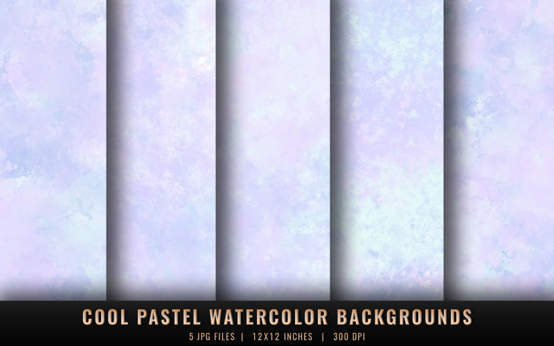 Cool Pastel Watercolor Backgrounds #474563 - TemplateMonster