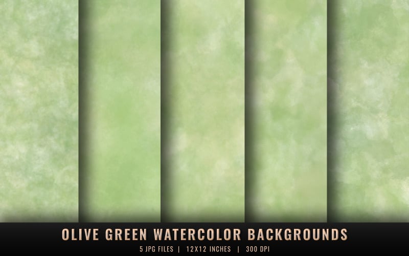 Olive Green Watercolor Backgrounds #476373 - TemplateMonster