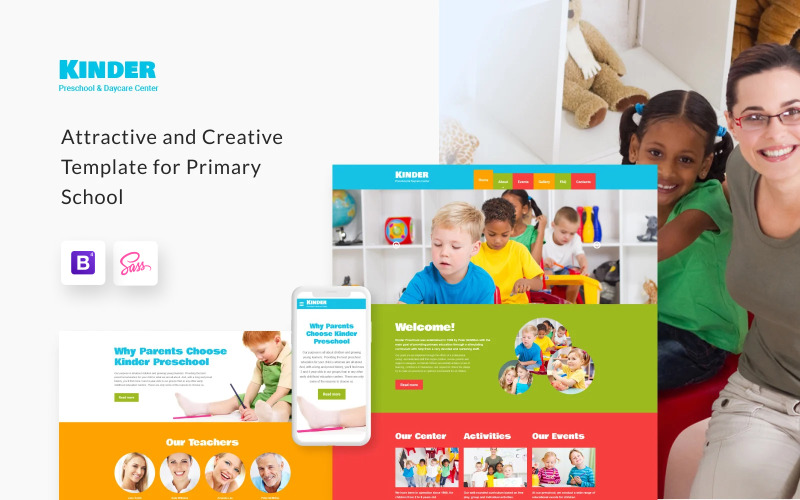 Learning Skill School - Kids School HTML5 Website Template
