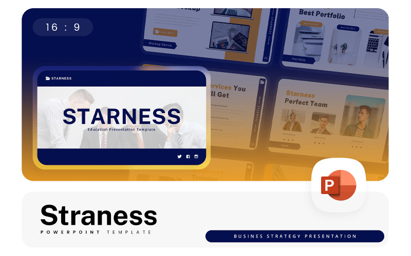 Starness – Plantilla de PowerPoint sobre estrategia empresarial