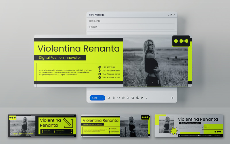 Urban Email Header Template #485563 - TemplateMonster