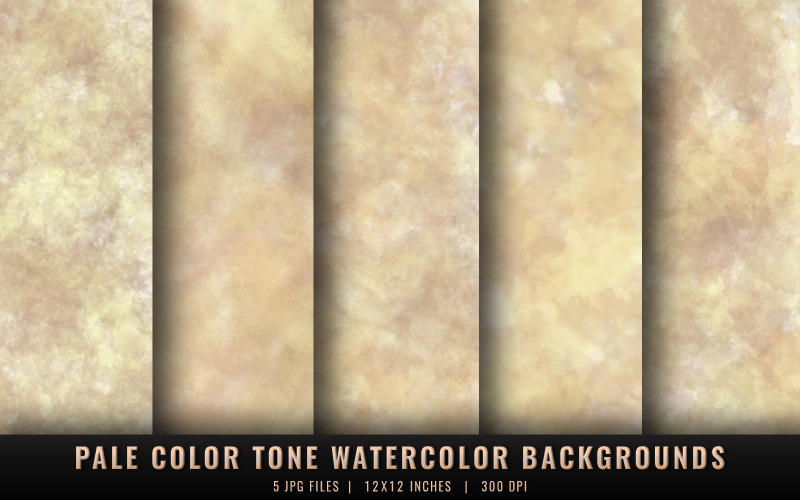 Pale Color Tone Watercolor Backgrounds - TemplateMonster