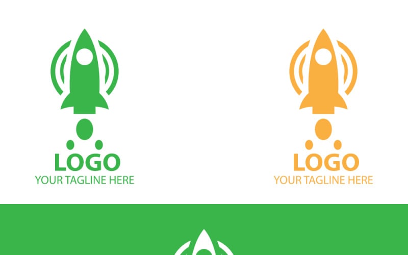 Rocket Ship Logo Design Bold, Modern, and Versatile Vector Graphics for ...
