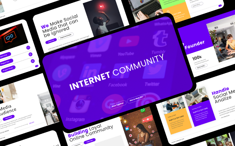 Inter - Marketing Presentation #486140 - TemplateMonster