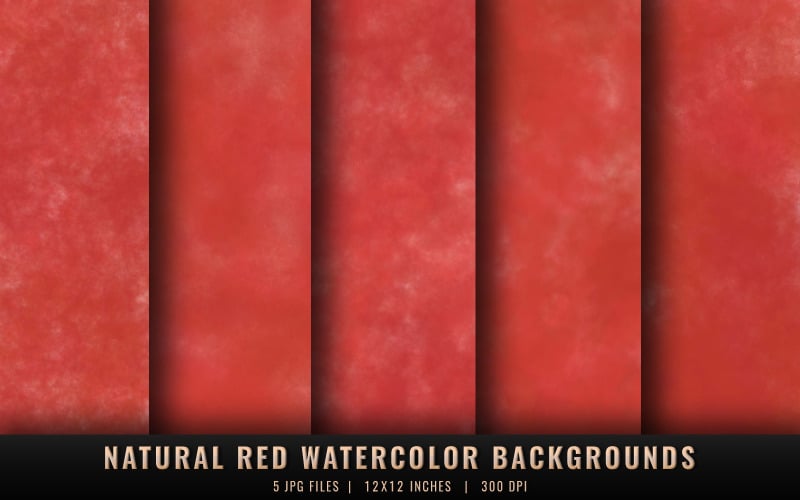 Natural Red Watercolor Backgrounds #486153 - TemplateMonster