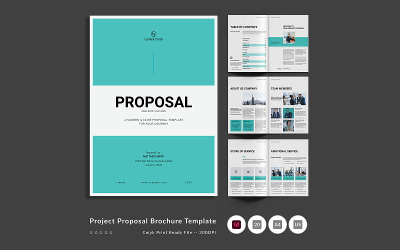 Project Proposal Design Template #486285 - TemplateMonster