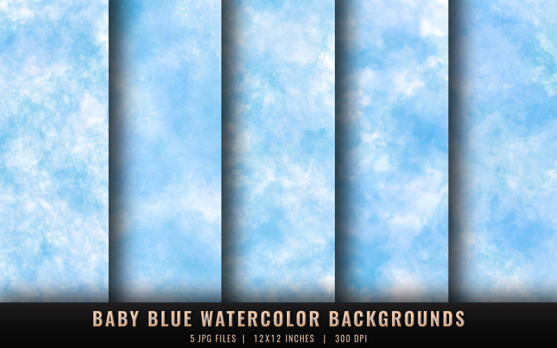 Fundos de aquarela azul bebê #486635 - TemplateMonster