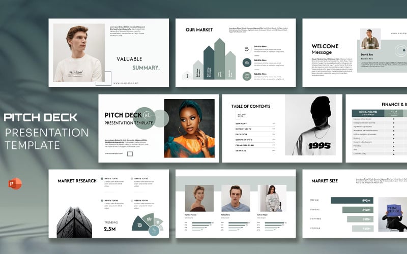 La mejor plantilla de presentación de pitch deck