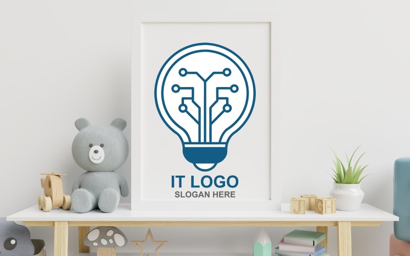 Information-technology logo Template - TemplateMonster