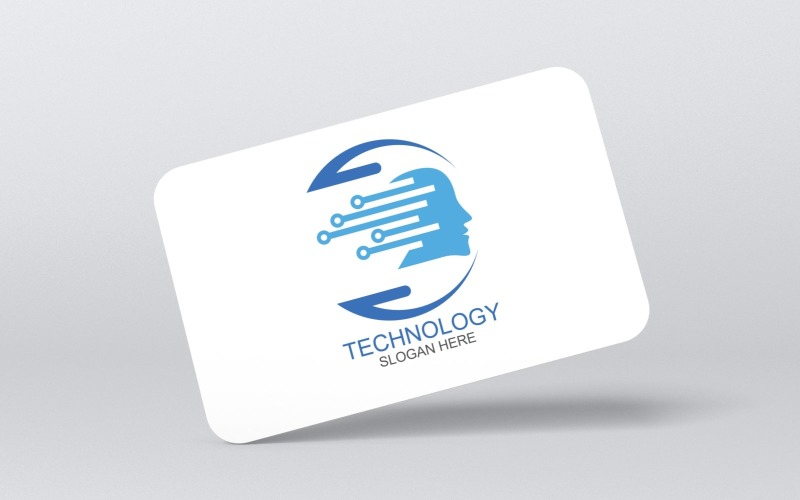 Plantillas de logotipos de empresas de tecnología de TI