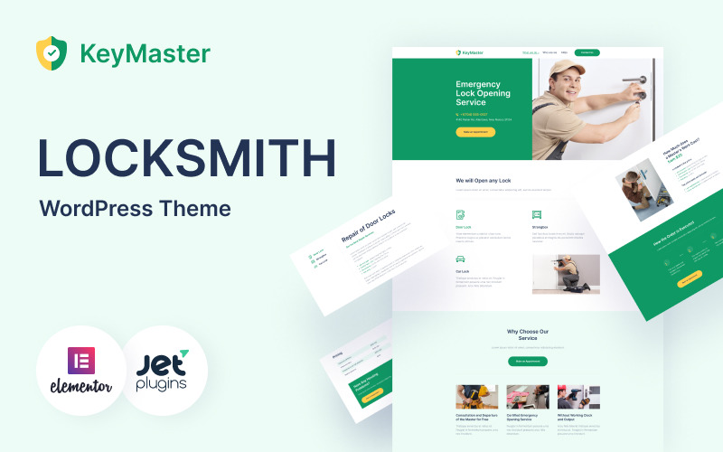 Samuray - Elementor-based security WordPress Theme