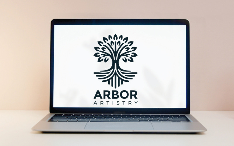 Minimalist Tree Logo Design for Organic and Sustainable Brands