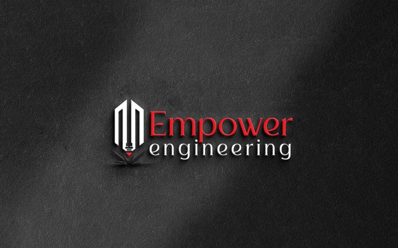 Plantilla de logotipo de Empower Engineering