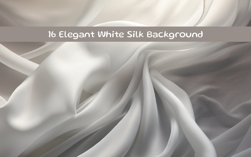 Elegant white silk background #489022 - TemplateMonster
