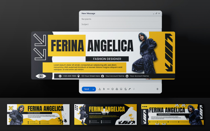 Urban Email Header Template 275 #489206 - TemplateMonster