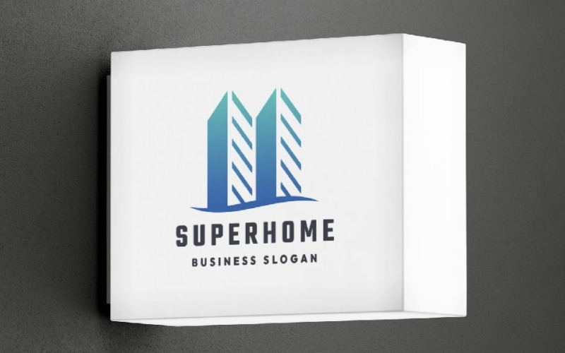 Super Home Real Estate Logo #489538 - TemplateMonster