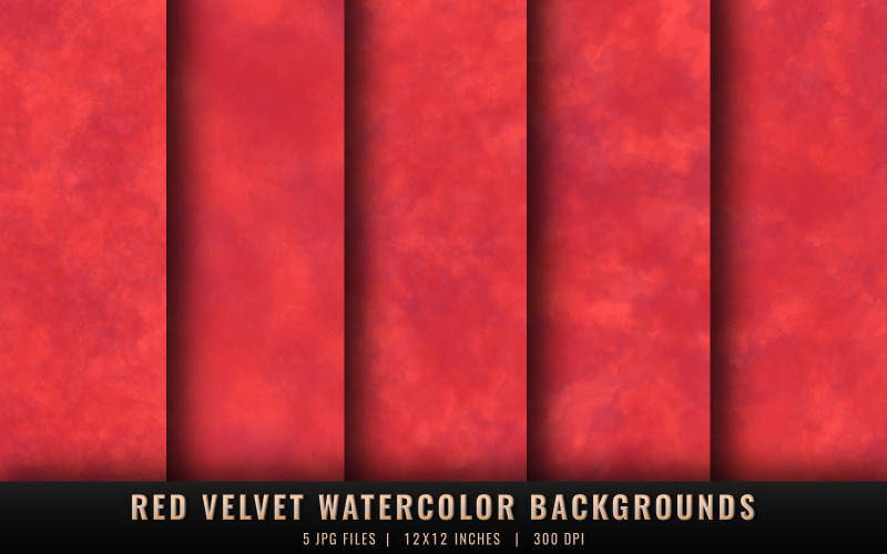 Red Velvet Watercolor Backgrounds #489876 - TemplateMonster
