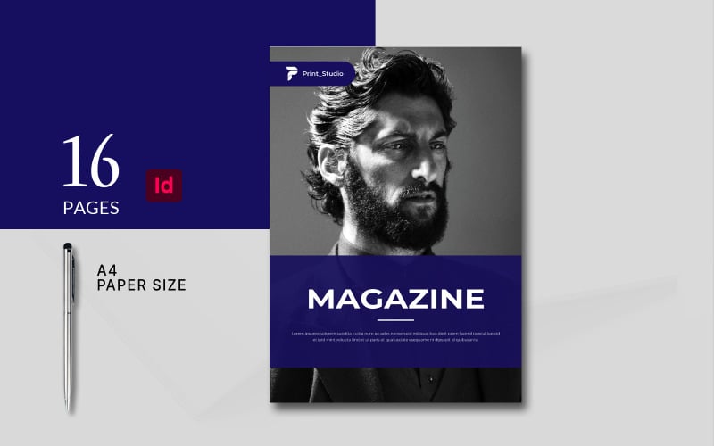 Book Magazine Template Layout 2025 #490127 - TemplateMonster