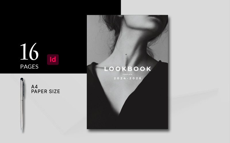 Look-Book Magazine Template Layout #490120 - TemplateMonster