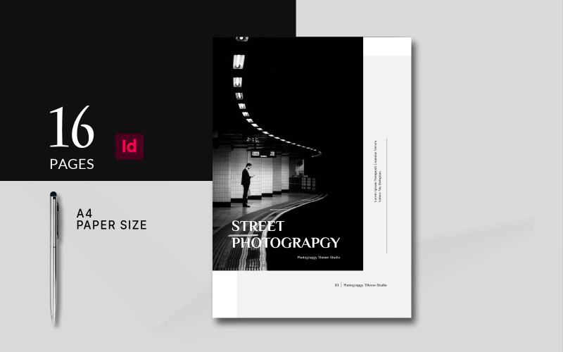 Photography Portfolio Template Layout - TemplateMonster