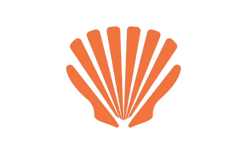 Shell strong concept logo illüstrasyon tasarım şablonu v.12