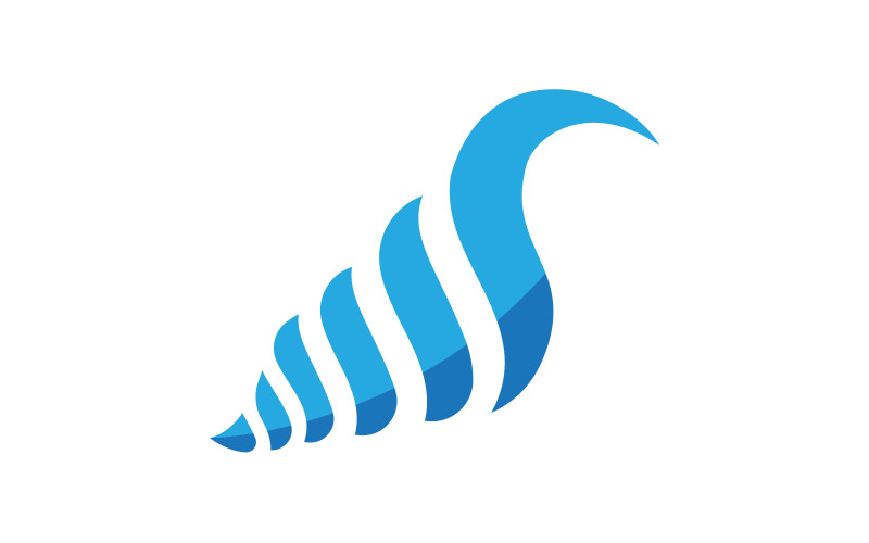 Shell strong concept logo illüstrasyon tasarım şablonu v.2