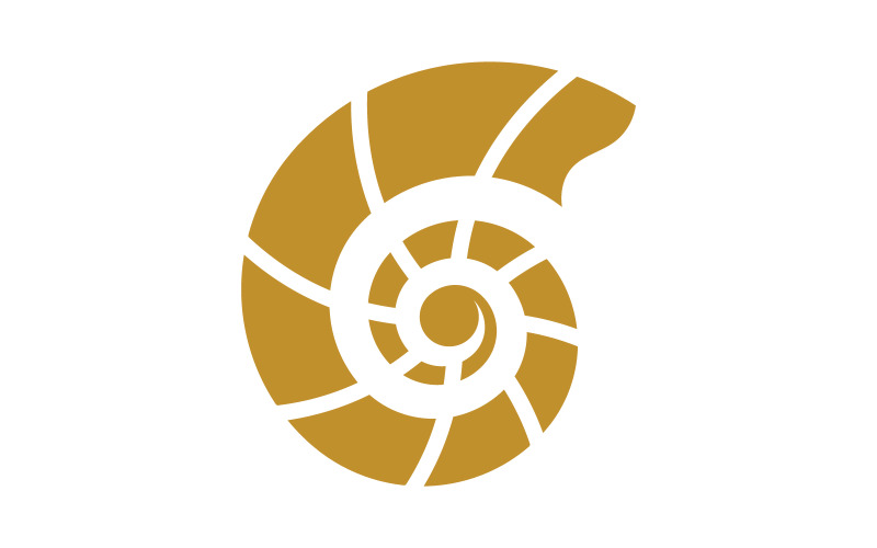 Shell strong concept logo illüstrasyon tasarım şablonu v.18